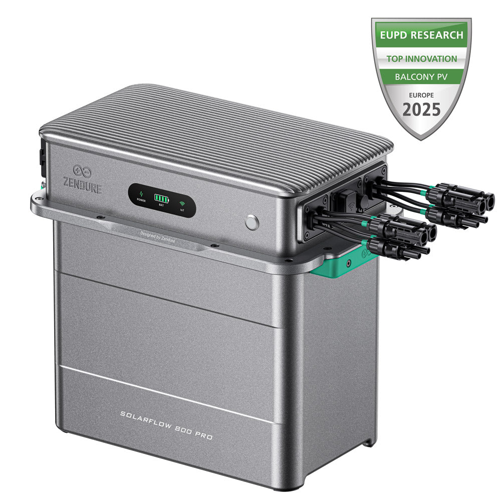 Zendure SolarFlow 800 Pro: All-in-one Balcony Power Plant Storage with ...