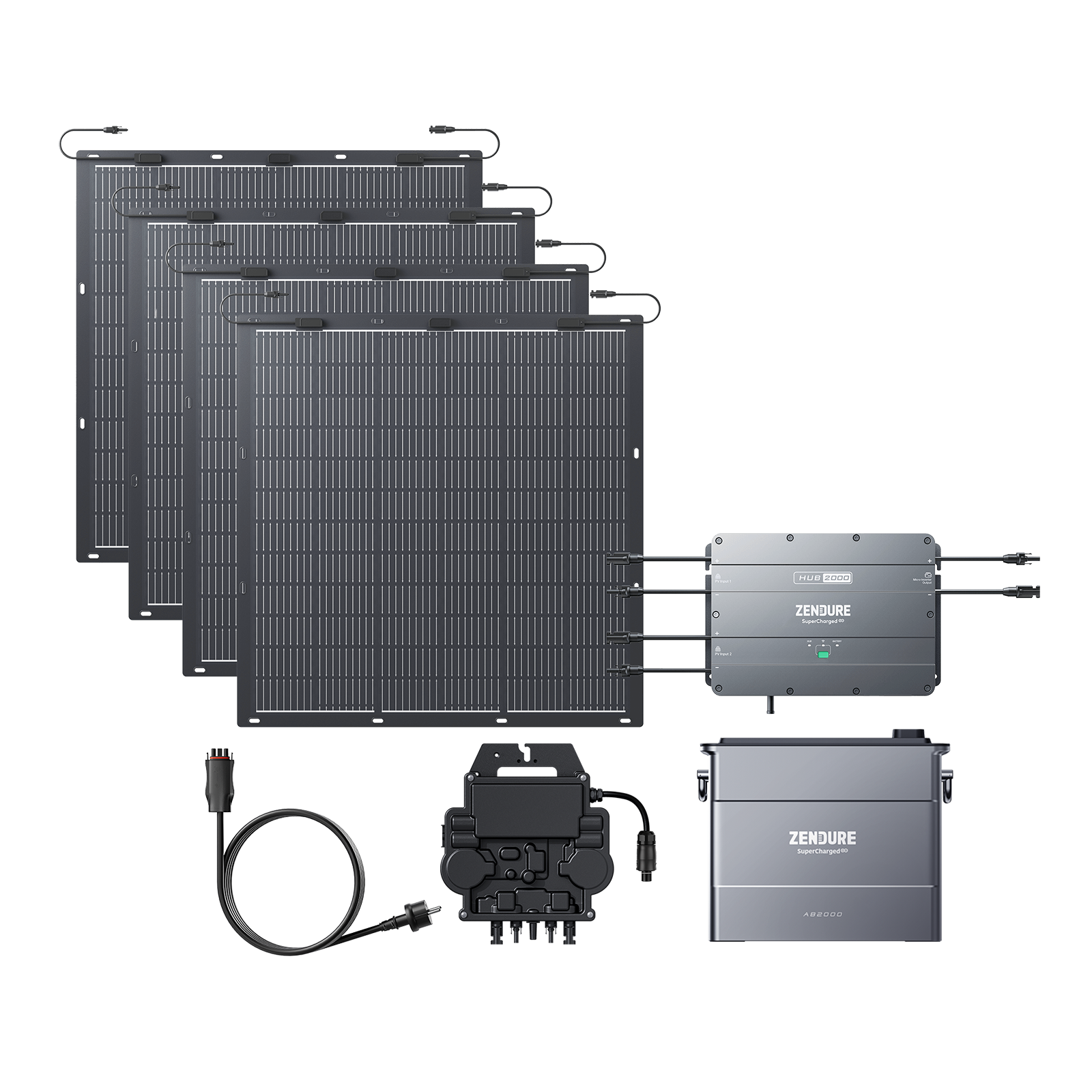 Zendure Solarflow Hub 2000 Balcony Power Plant- Professional Balcony ...