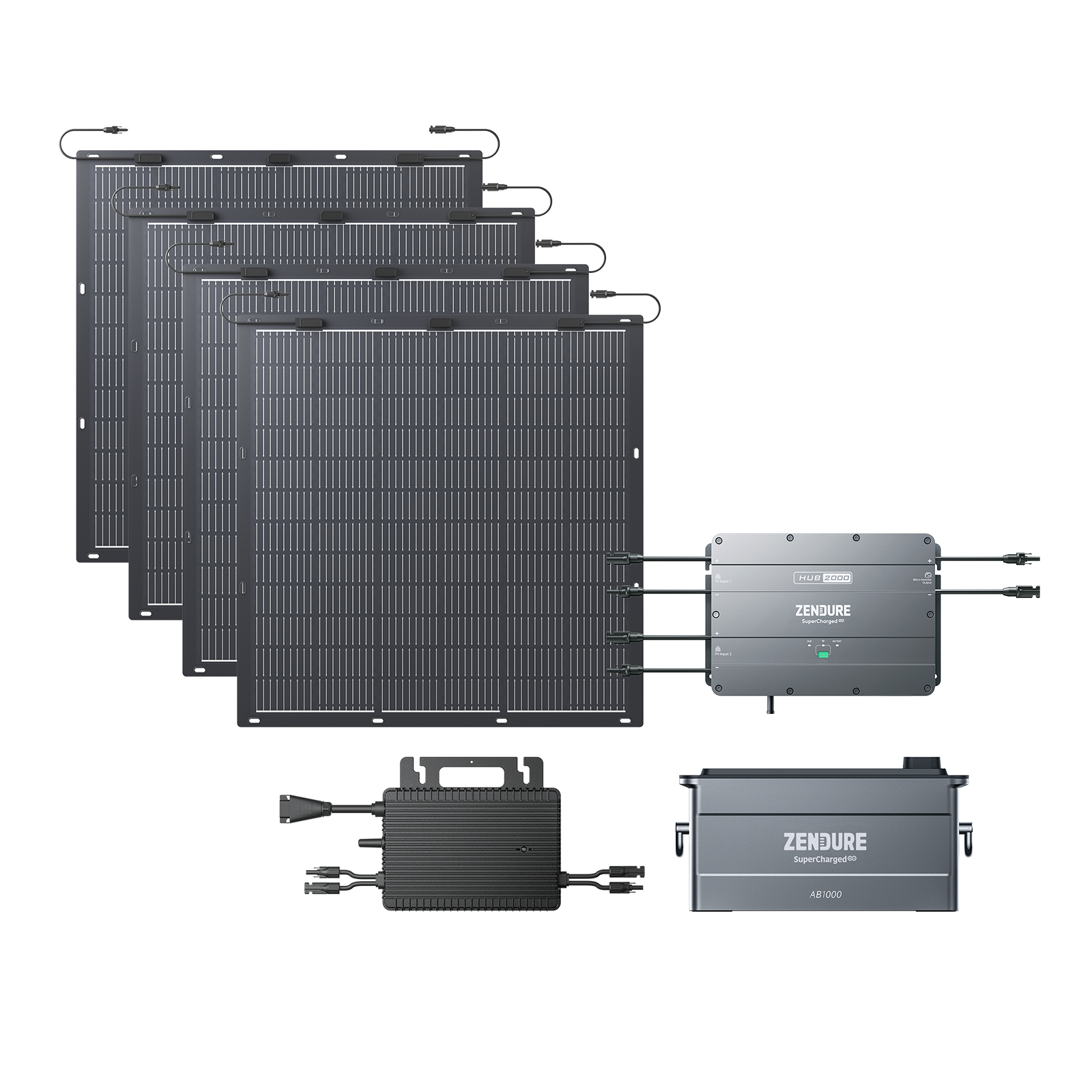 Zendure Solarflow Hub 2000 Balcony Power Plant- Professional Balcony ...
