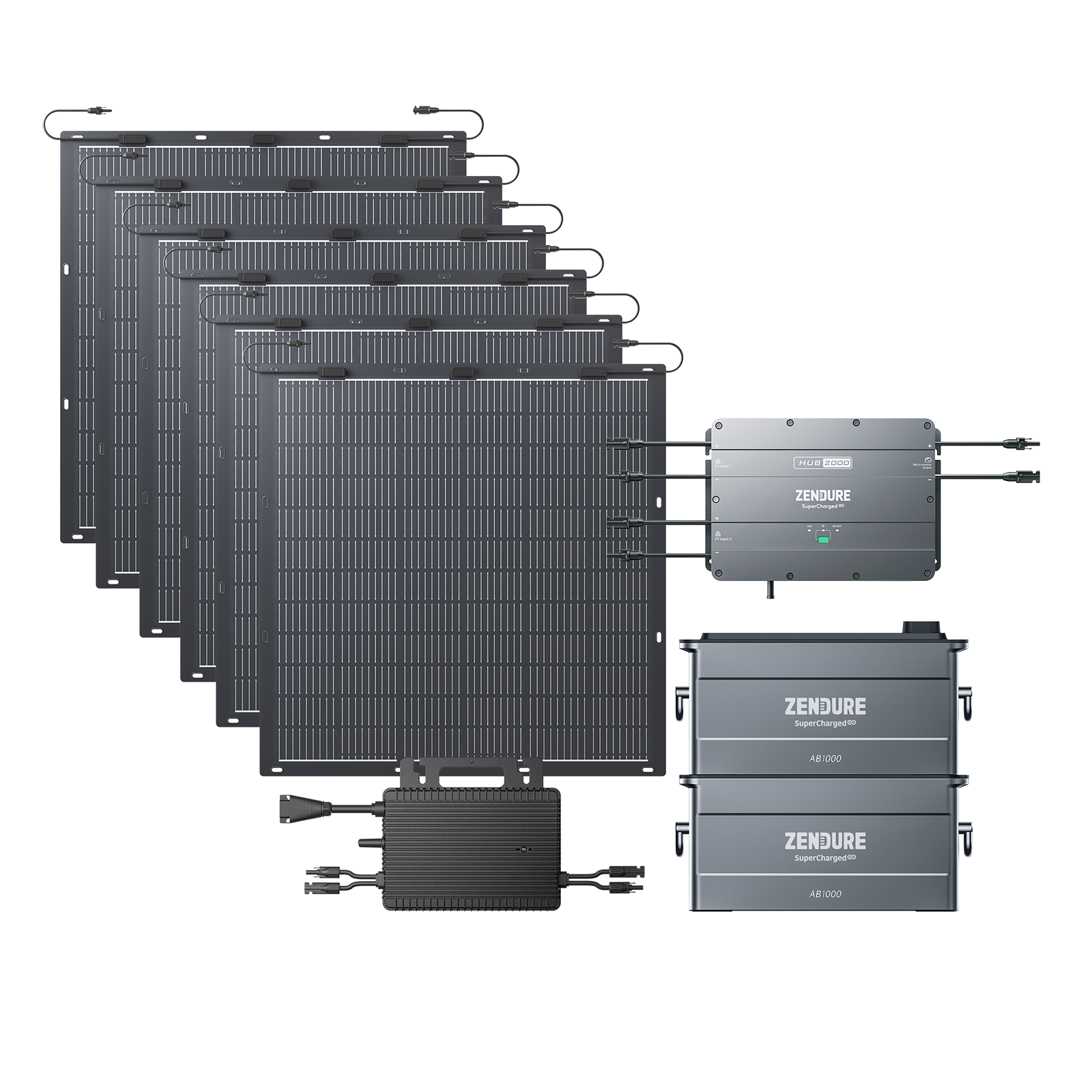 Zendure Solarflow Hub 2000 Balcony Power Plant- Professional Balcony ...